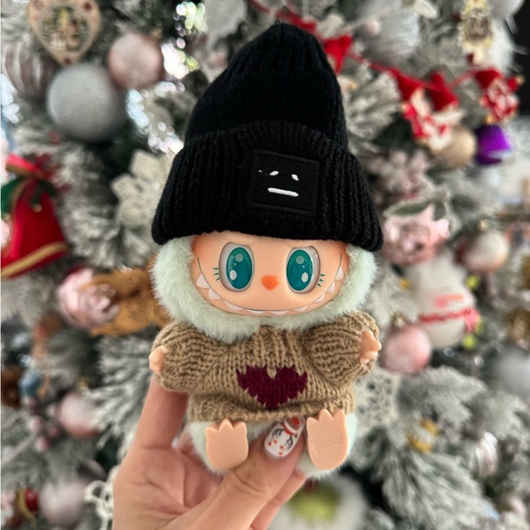 Toys | Labubu Clothes Winter Outfit Brown | Poshmark